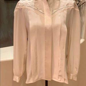 Suzelle | Tops | Vintage Suzelle Silk Blouse | Poshmark